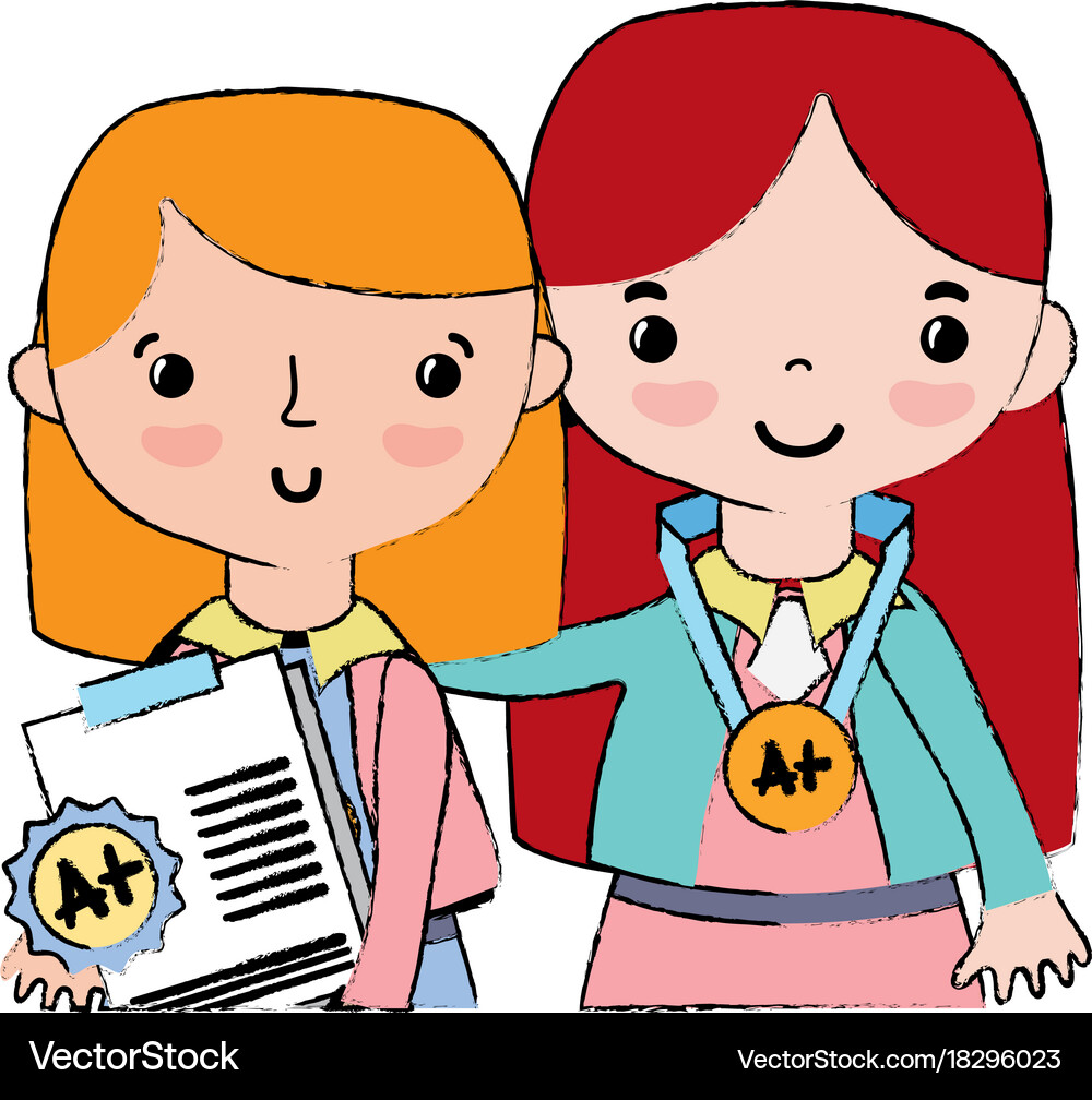 Teacher with student to class education lesson Vector Image