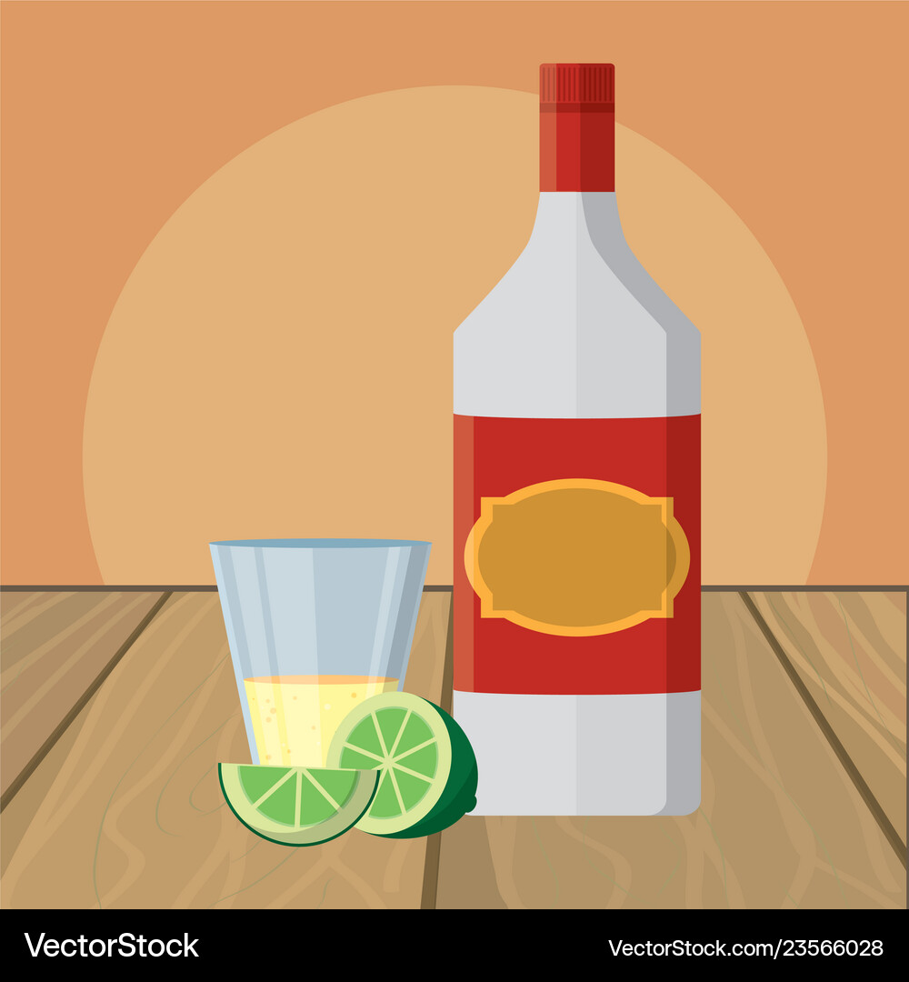 Alcoholic drink cartoon Royalty Free Vector Image
