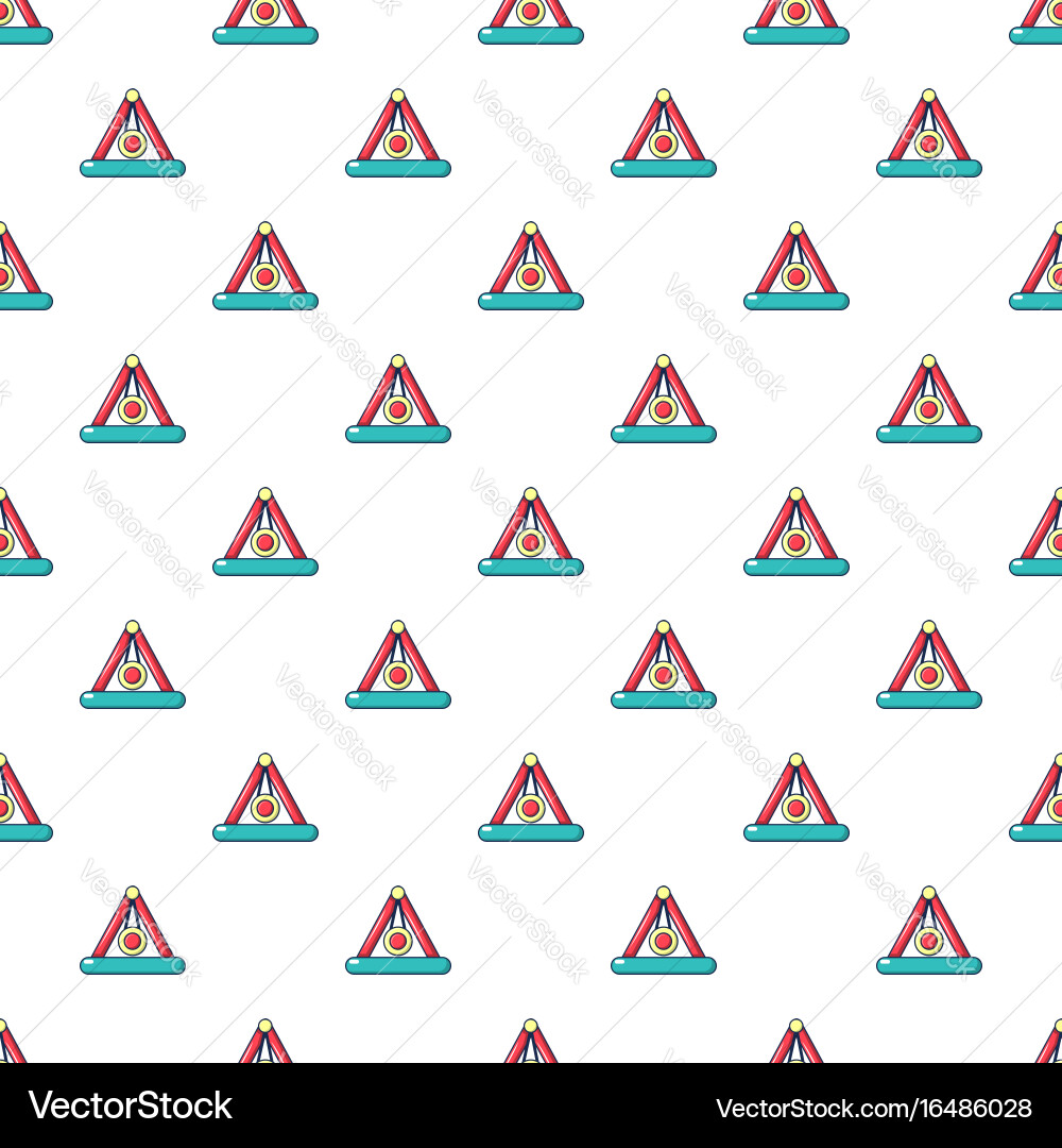 Attraction pendulum pattern seamless Royalty Free Vector