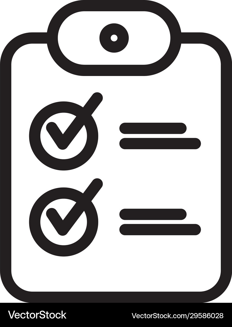 List icon template black color editable icon Vector Image