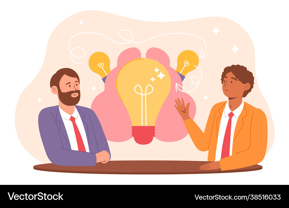 Concept brainstorming Royalty Free Vector Image