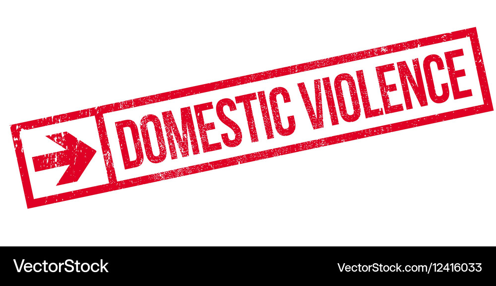Domestic Violence rubber stamp Royalty Free Vector Image