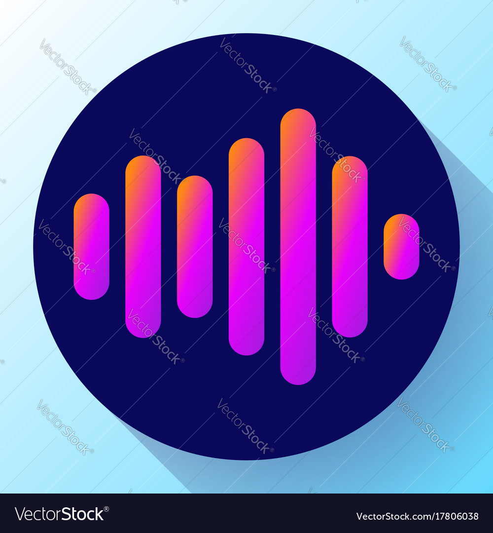 Sound waves icon Royalty Free Vector Image - VectorStock