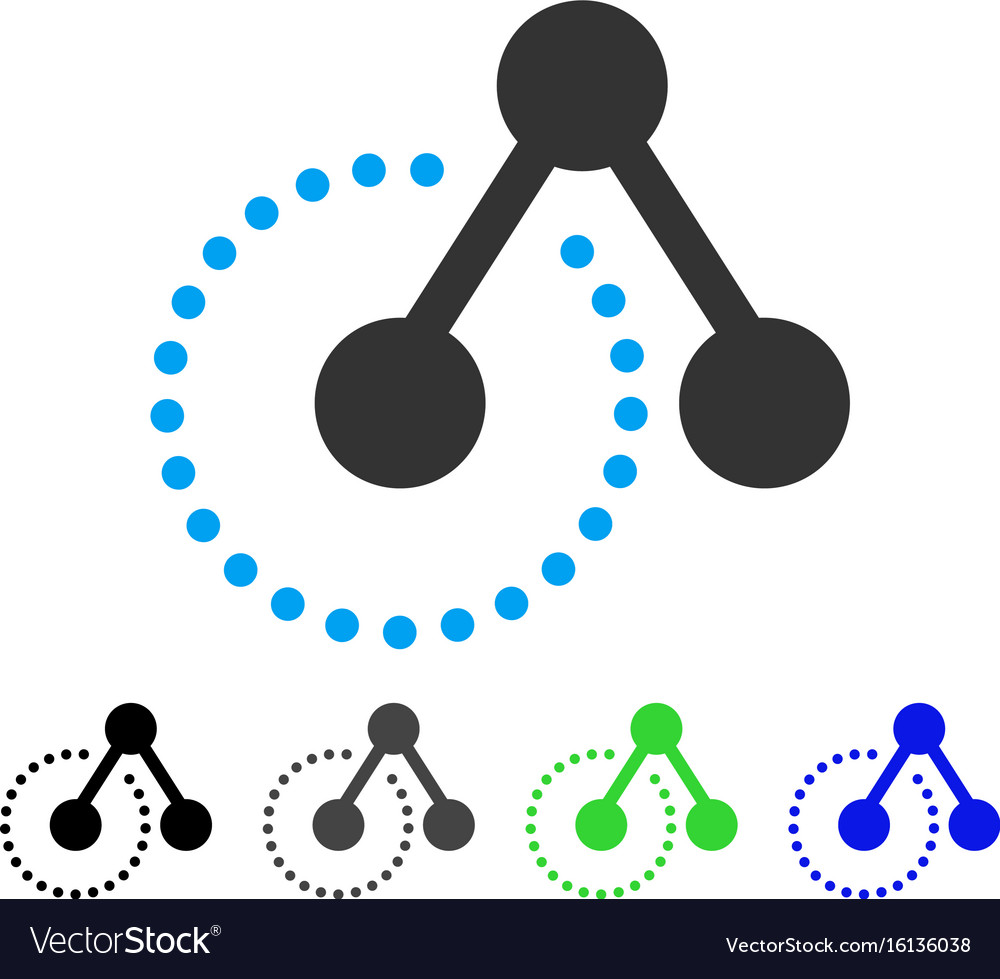 Structure analysis flat icon Royalty Free Vector Image