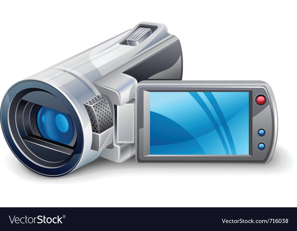 Video camera Royalty Free Vector Image - VectorStock