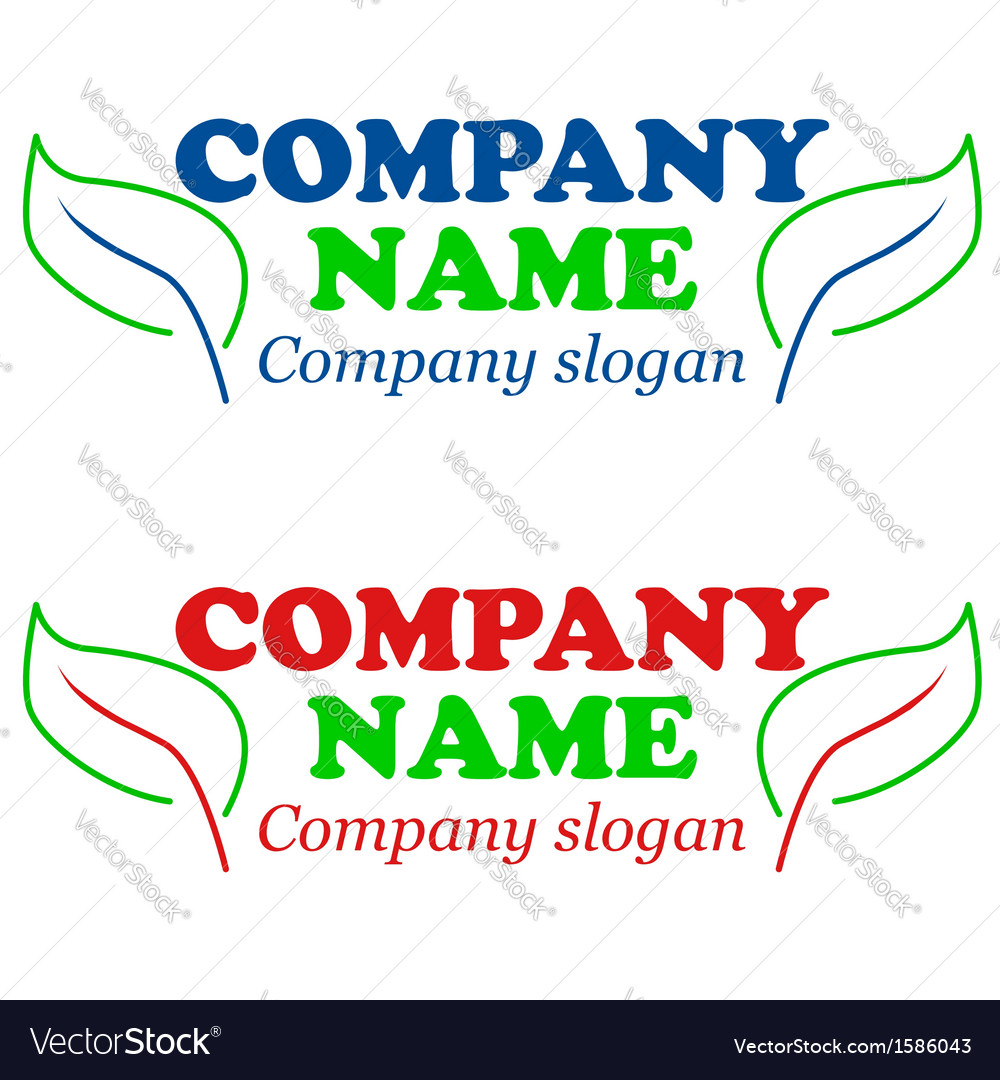 Eco logos Royalty Free Vector Image - VectorStock