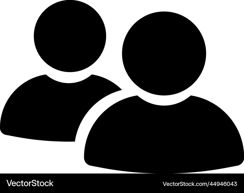 People group icon set team of worker user Vector Image