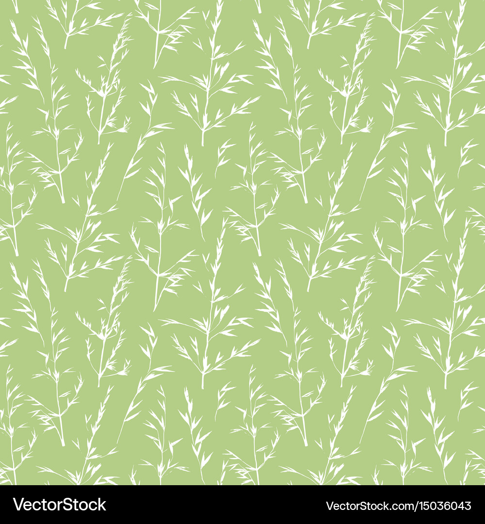 Seamless pattern with leafs Royalty Free Vector Image