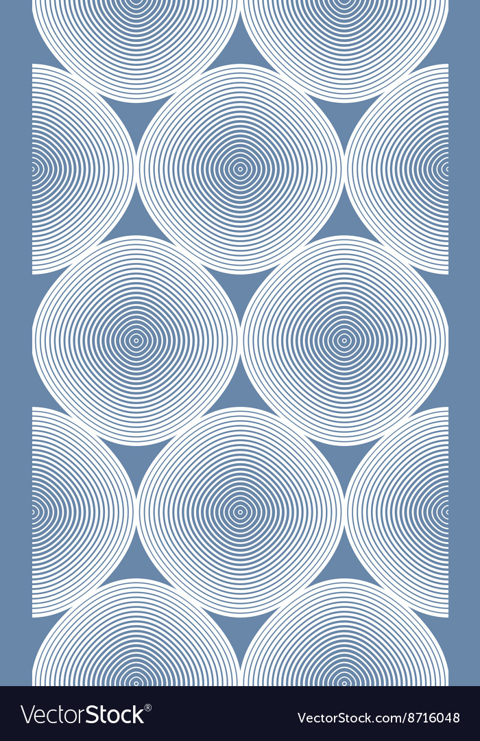 Continuous pattern with graphic lines decorative Vector Image