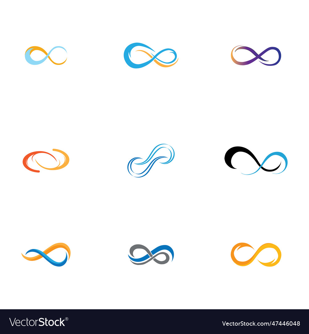 Infinity design Royalty Free Vector Image - VectorStock