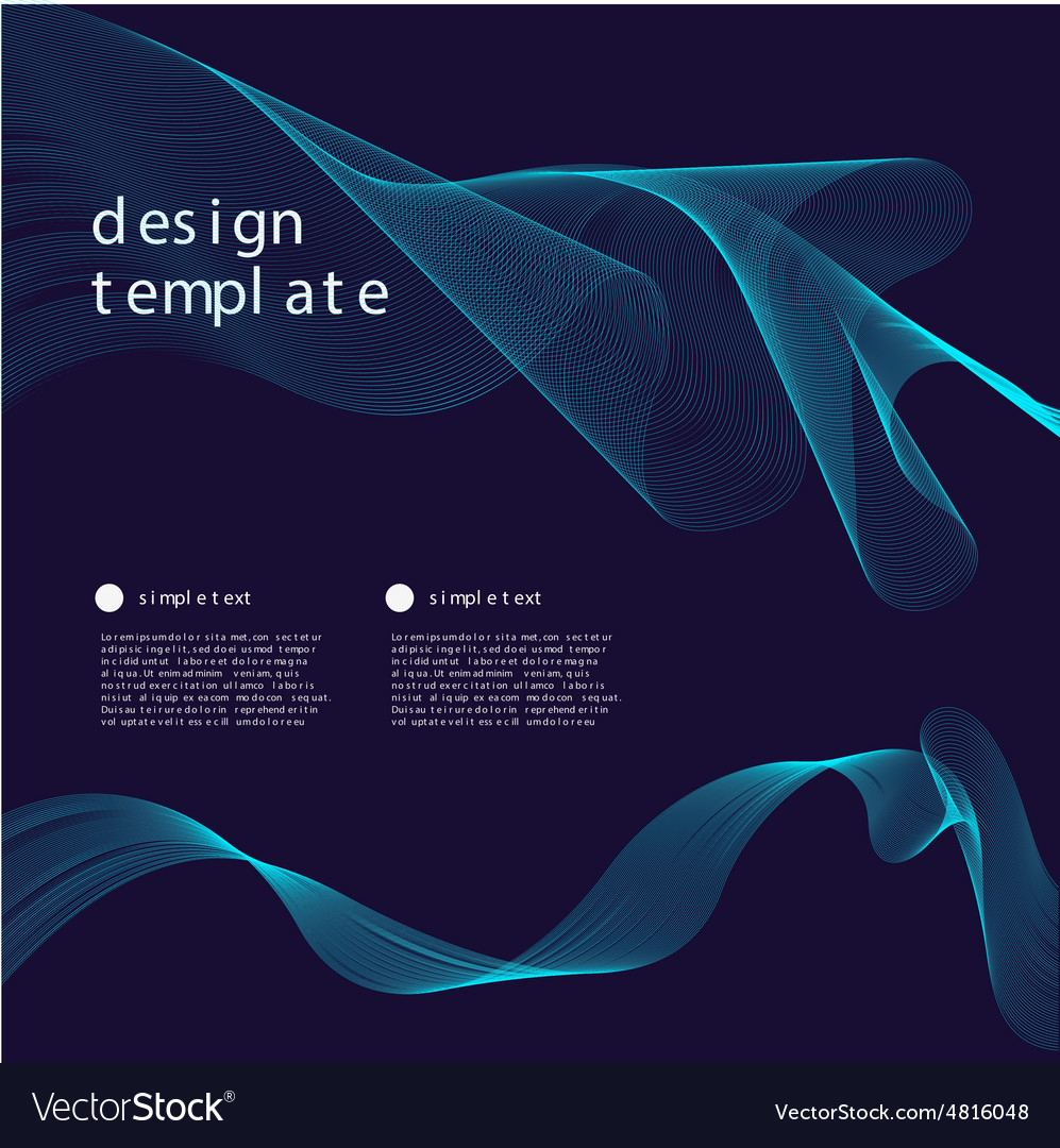 Waves background Royalty Free Vector Image - VectorStock