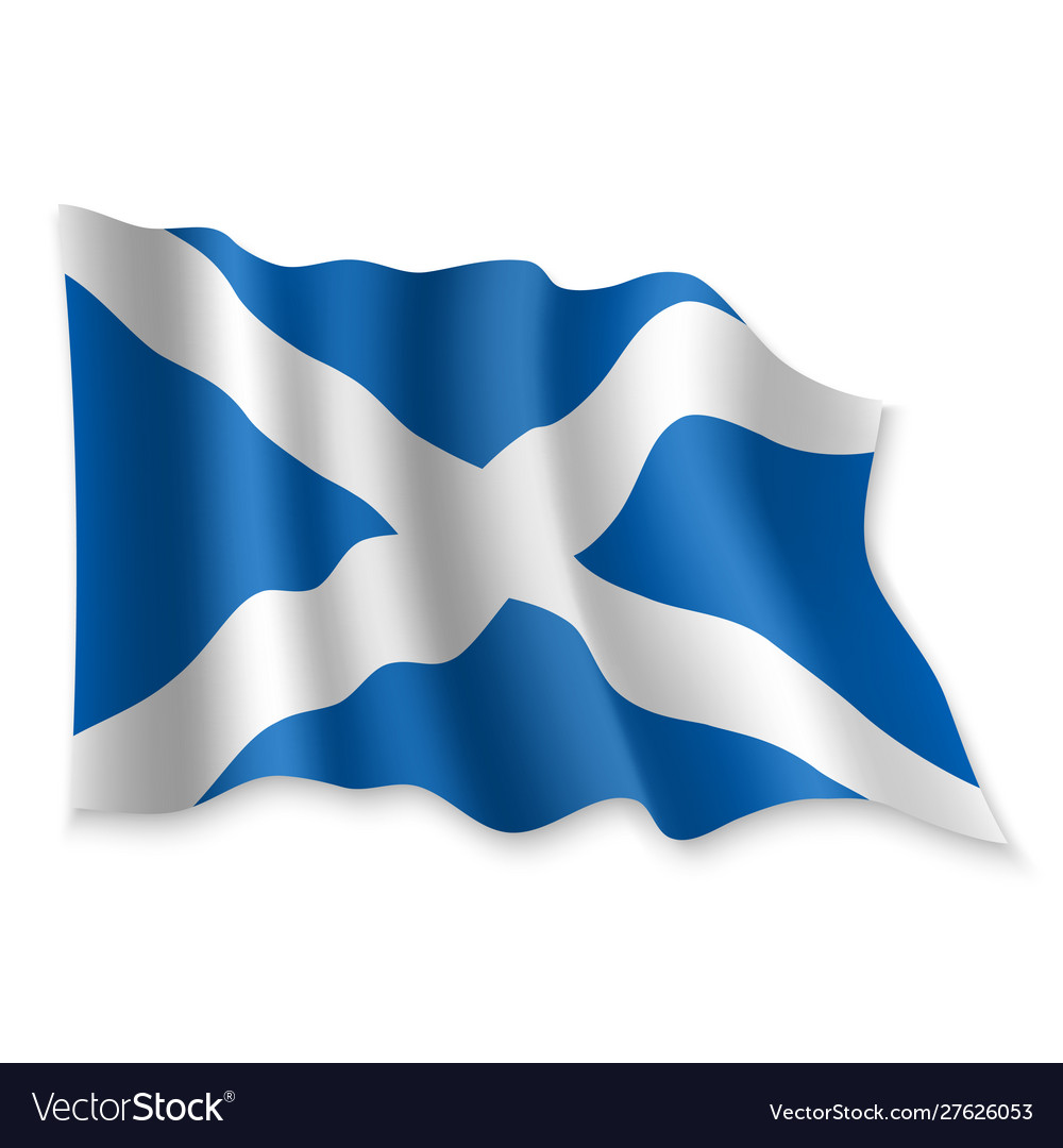 3d Waving Flag Royalty Free Vector Image Vectorstock