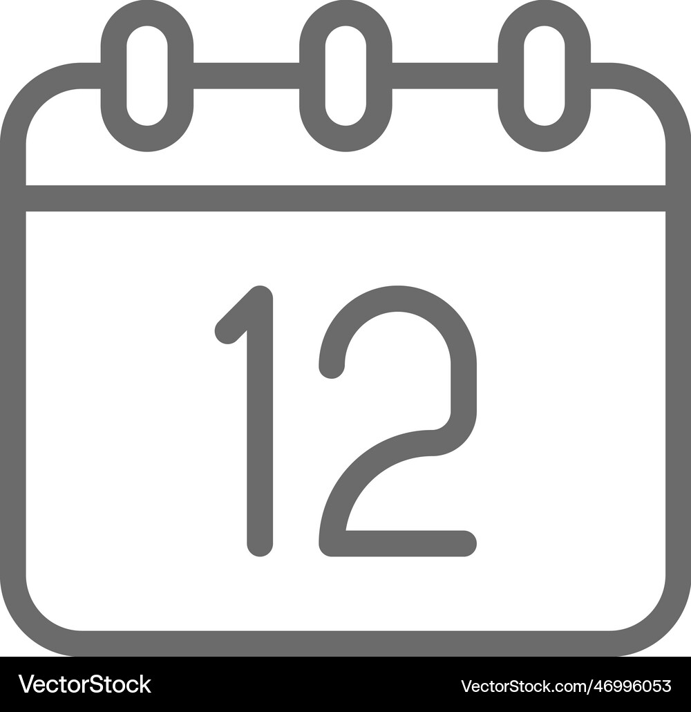 Calendar teamwork and management icon with black Vector Image