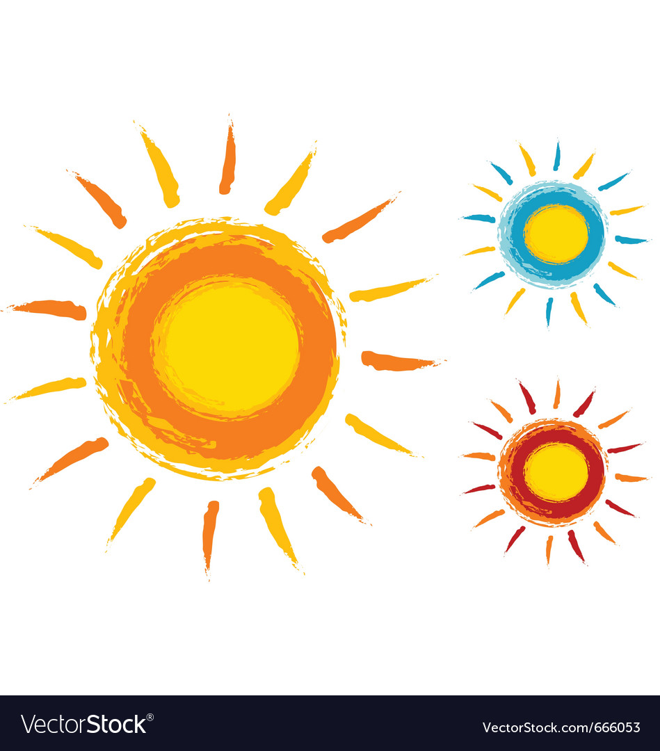 Sun Royalty Free Vector Image - VectorStock