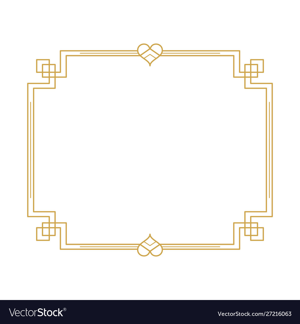 Border design Royalty Free Vector Image - VectorStock