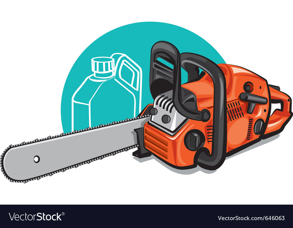 Chainsaw Royalty Free Vector Image - VectorStock