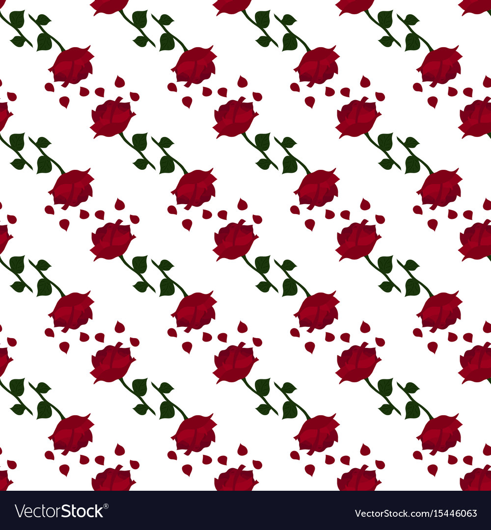 Dark red rose pattern Royalty Free Vector Image