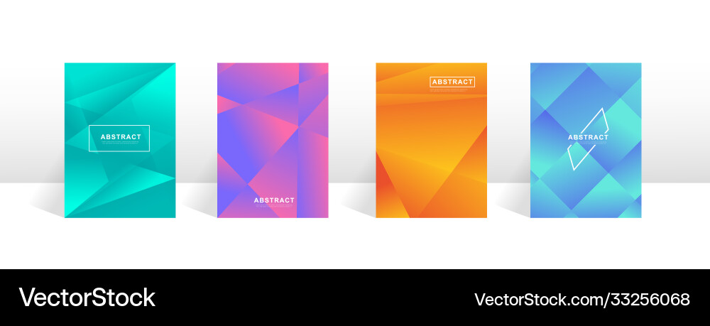 Book cover design abstract cover template Vector Image