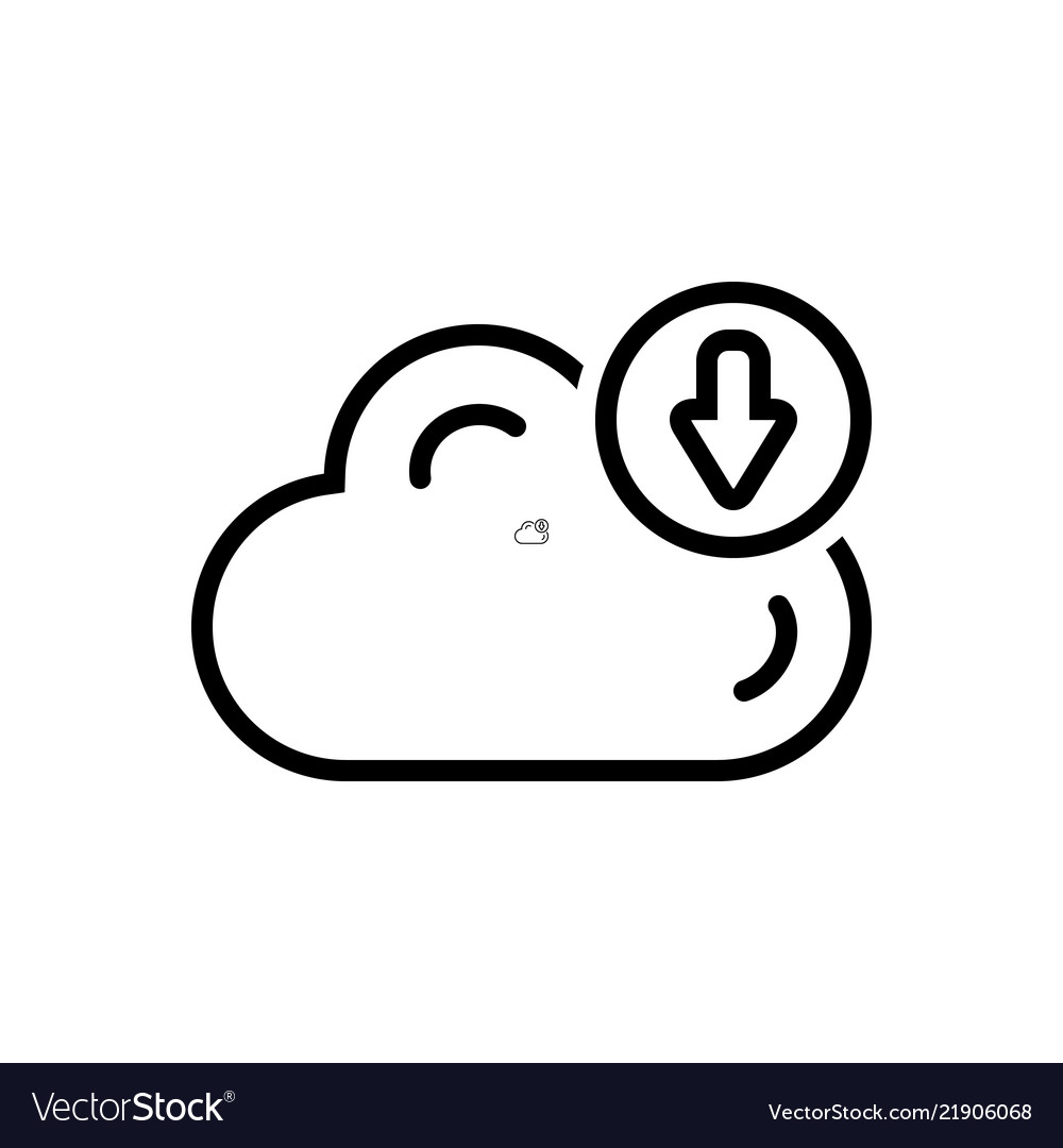 Cloud upload Royalty Free Vector Image - VectorStock