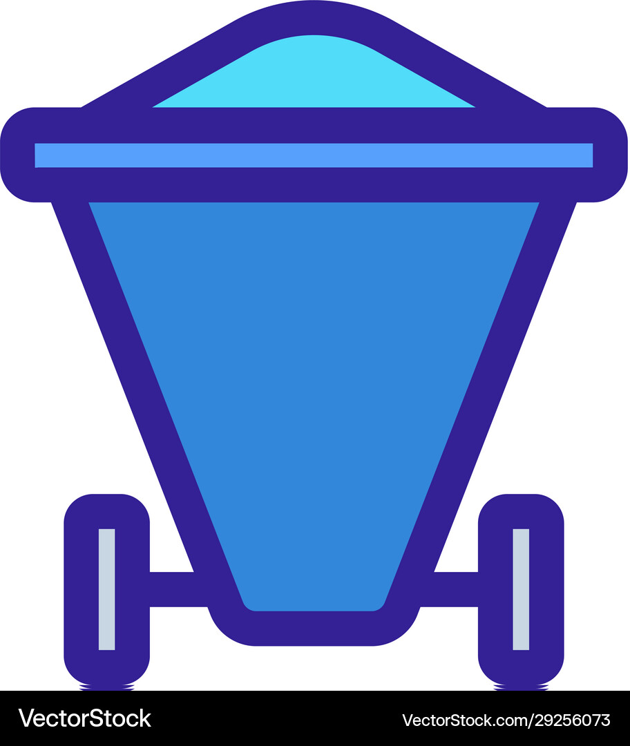 Ore icon isolated contour symbol Royalty Free Vector Image