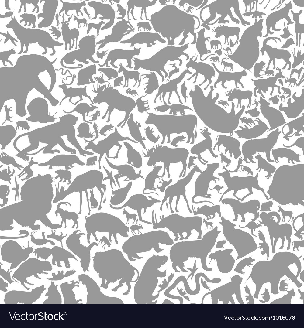 Background animals Royalty Free Vector Image - VectorStock