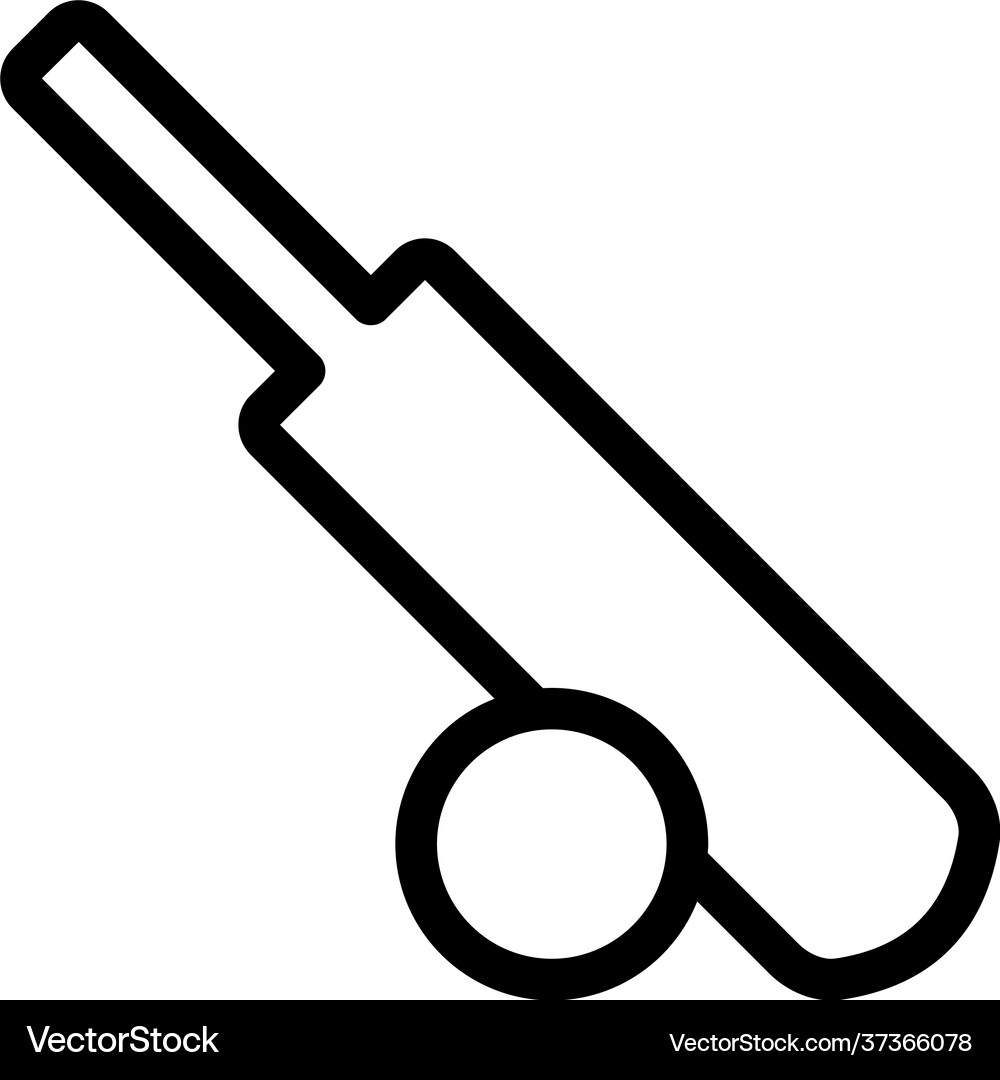 Cricket Royalty Free Vector Image - VectorStock