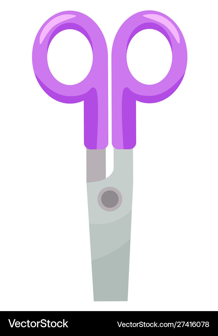 School stationery supply scissors or cutting tool Vector Image
