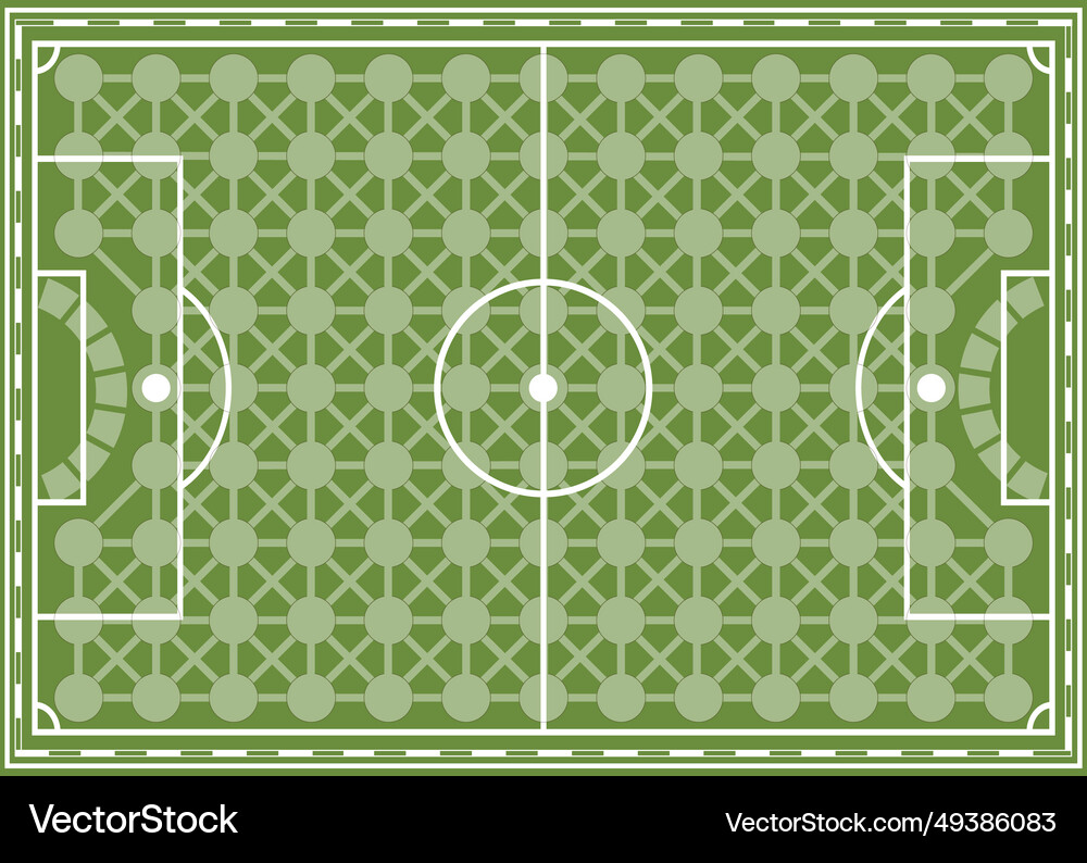 Football field Royalty Free Vector Image - VectorStock