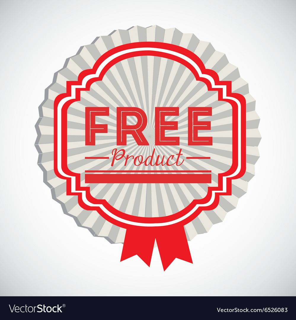 Free product design Royalty Free Vector Image - VectorStock