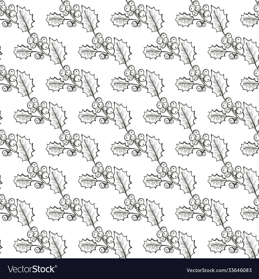 Winter seamless pattern Royalty Free Vector Image