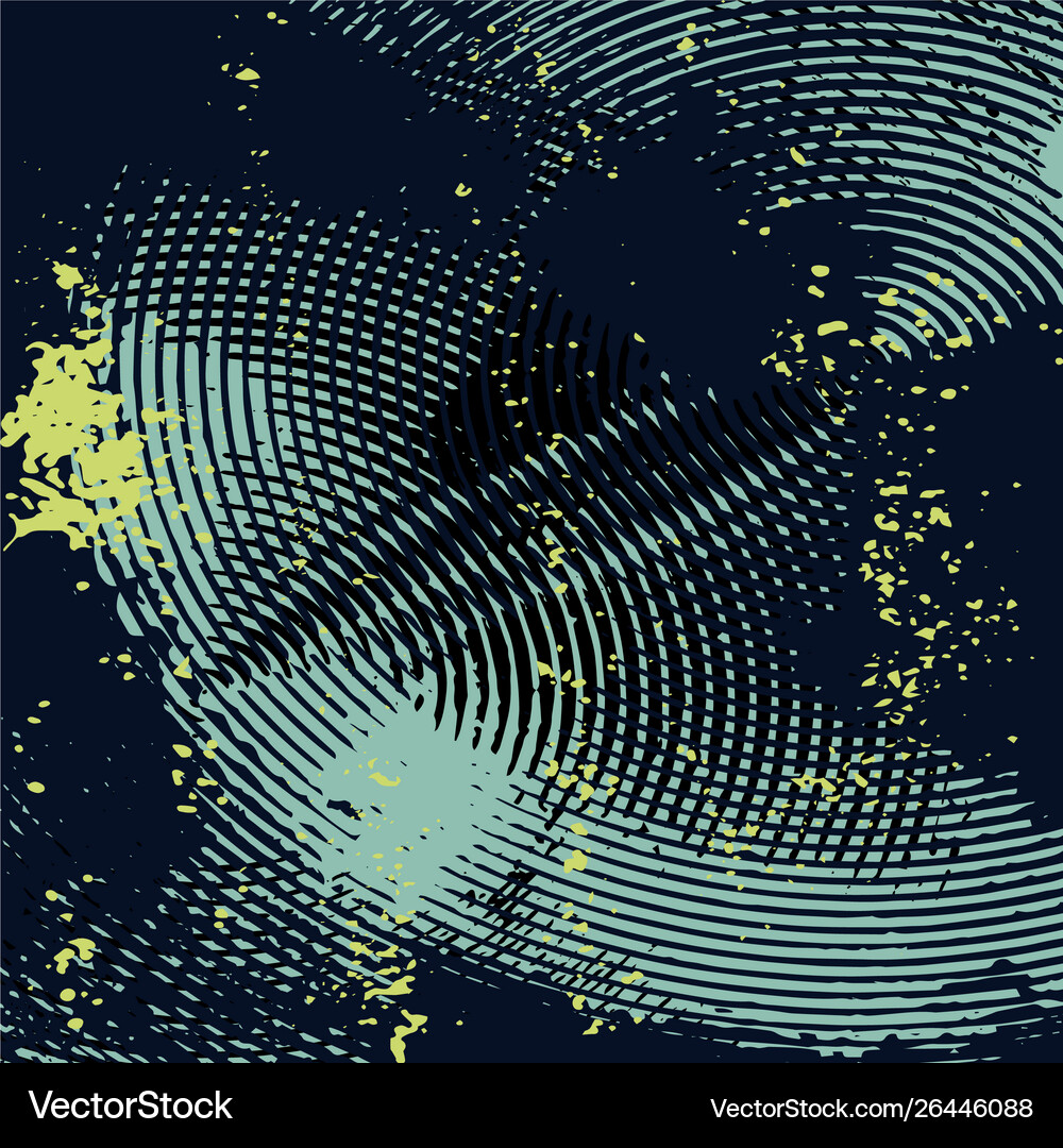 Beautiful colored lines graffiti on a black Vector Image