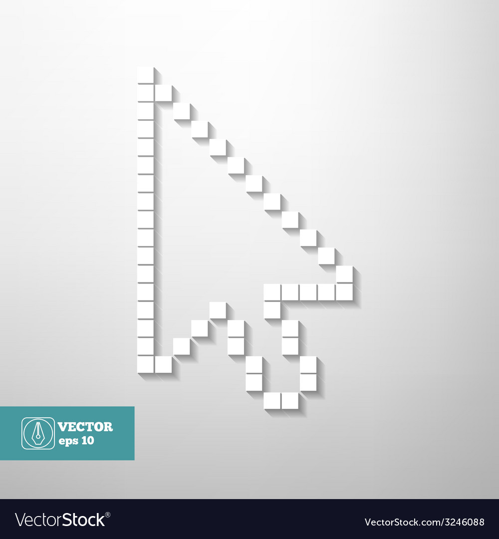 Mouse cursor isolated Royalty Free Vector Image