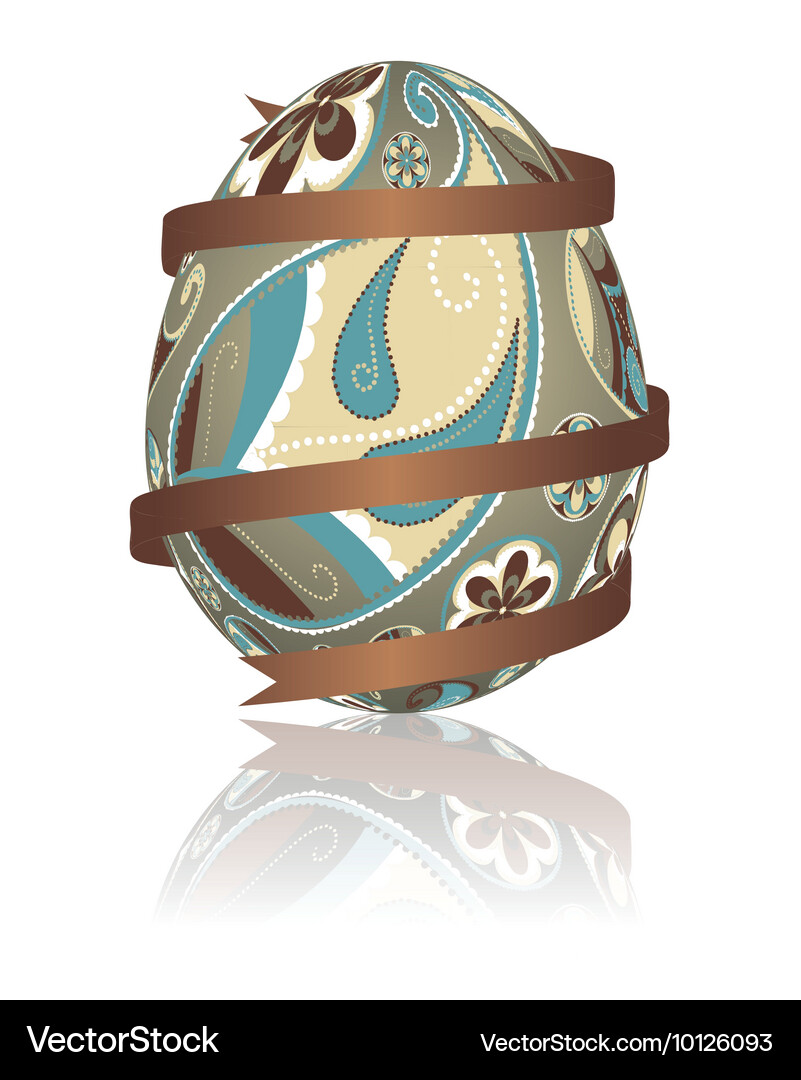Easter egg Royalty Free Vector Image - VectorStock