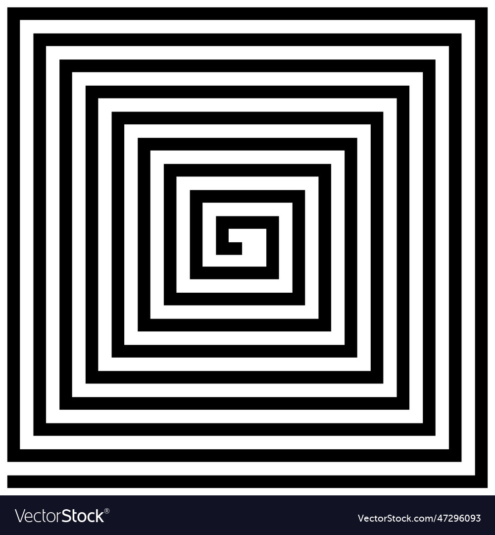 Hypnotic geometric repeated pattern Royalty Free Vector