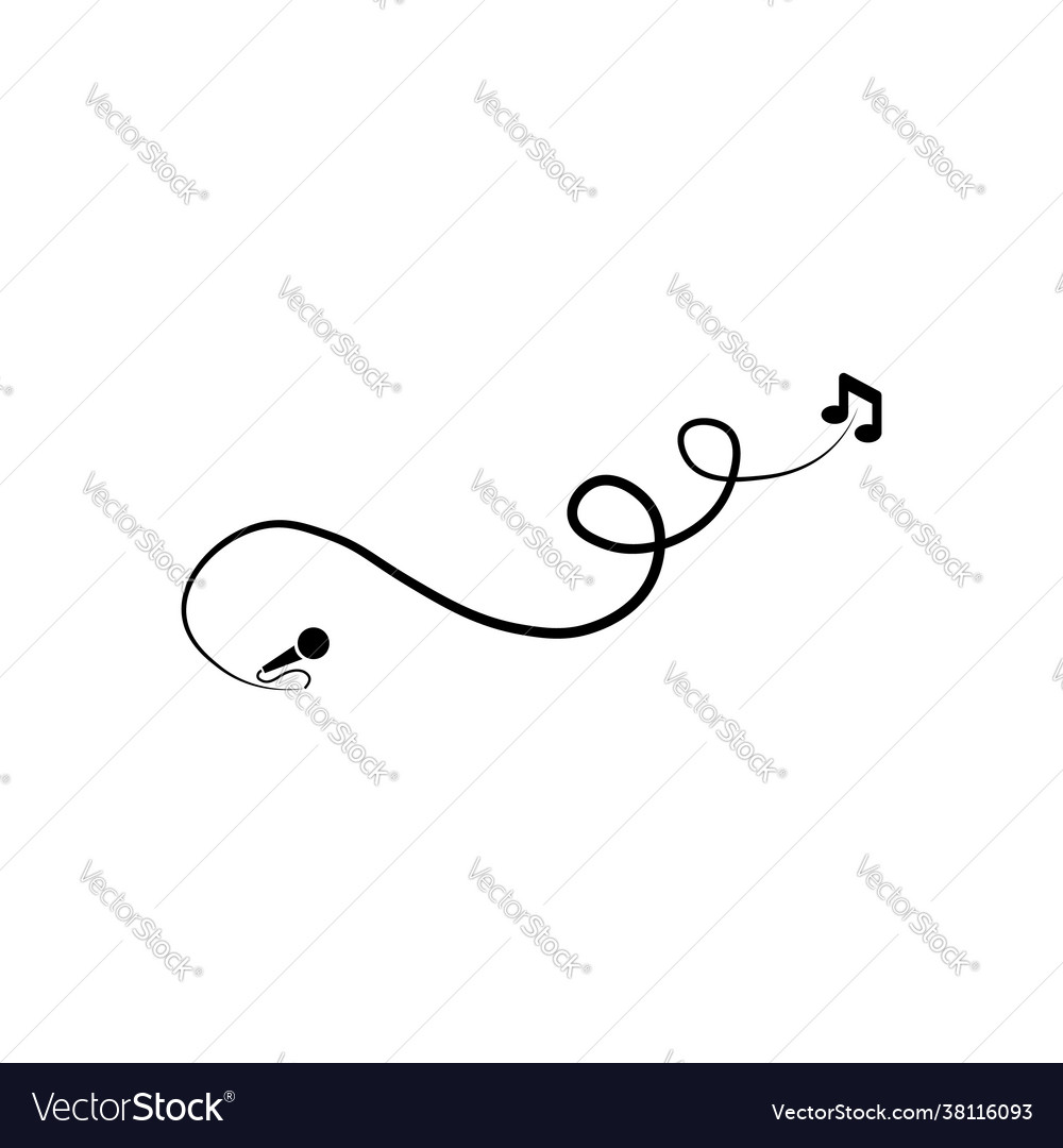 Music notes design elements concept Royalty Free Vector