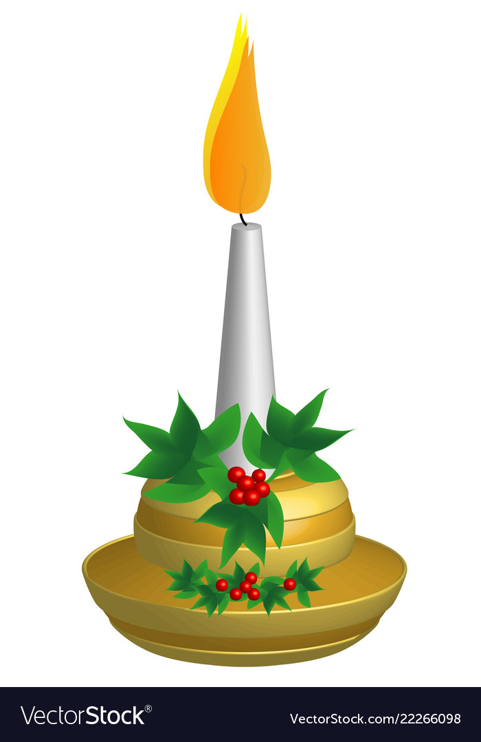 Candlestick Royalty Free Vector Image - VectorStock