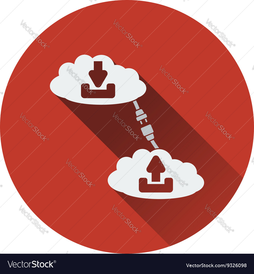 Cloud connection icon Royalty Free Vector Image