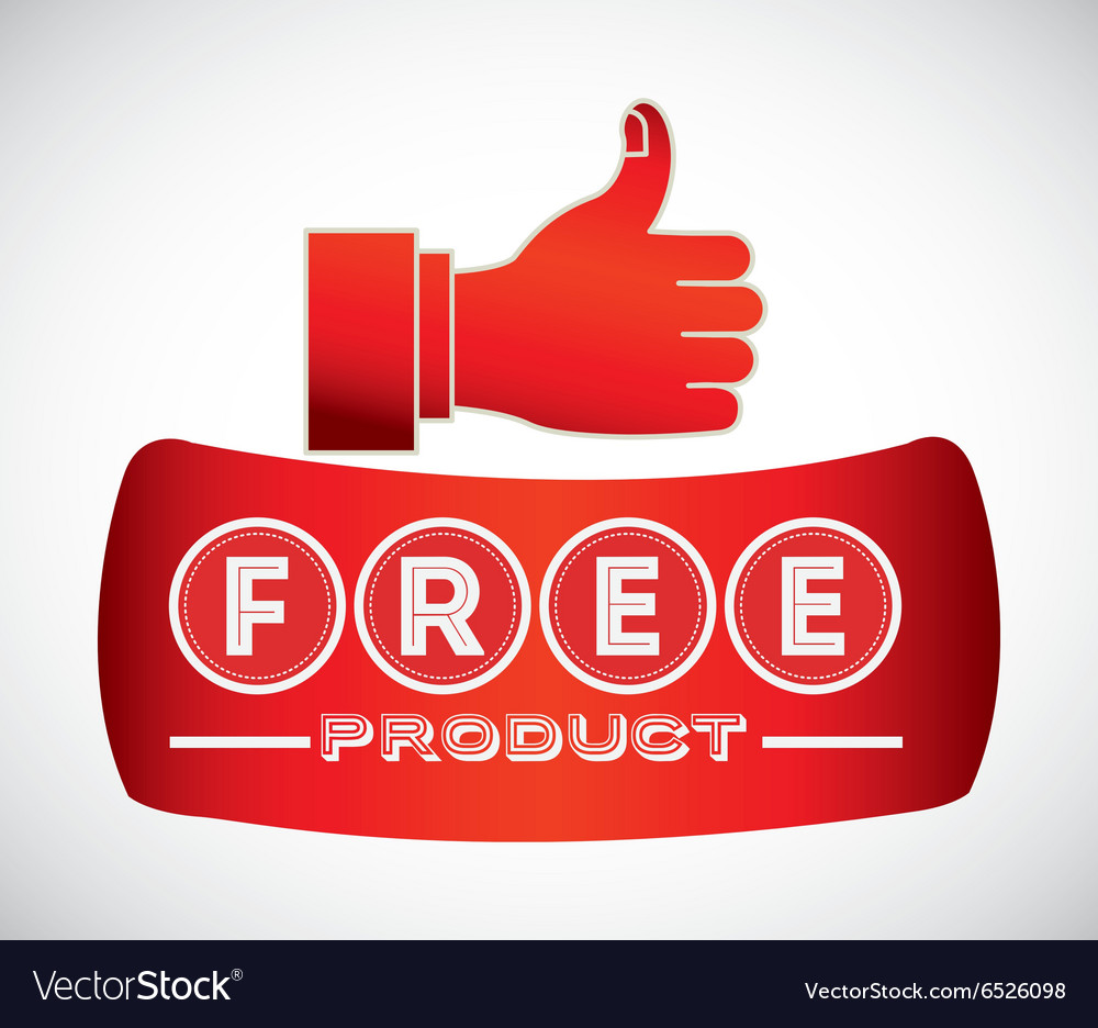 Free product design Royalty Free Vector Image - VectorStock