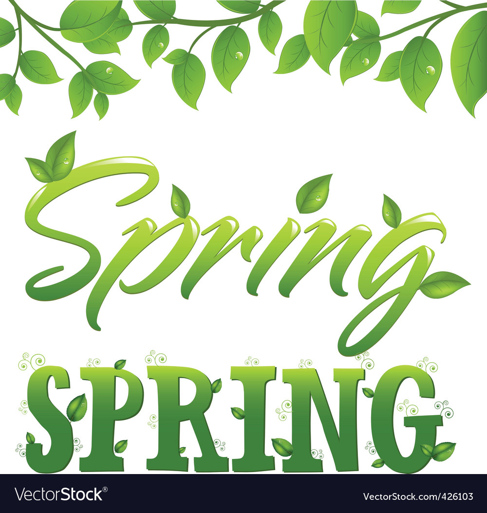 Spring Royalty Free Vector Image - VectorStock