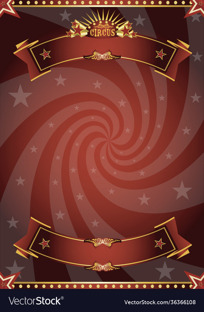 Circus red background Royalty Free Vector Image