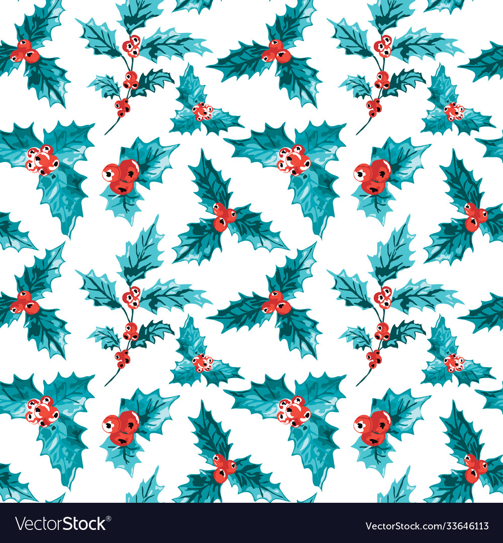 Winter seamless pattern Royalty Free Vector Image