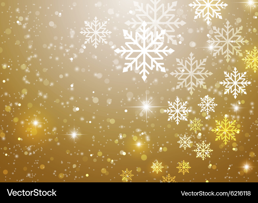 Abstract christmas background with snowflakes Vector Image