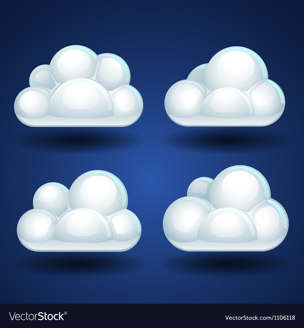 Clouds Royalty Free Vector Image - VectorStock