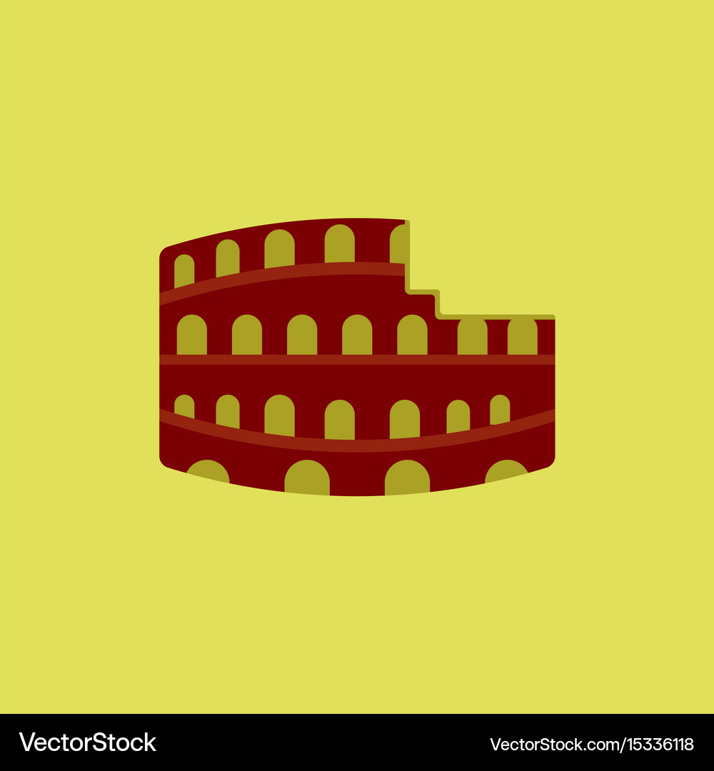 Colosseum in rome Royalty Free Vector Image - VectorStock