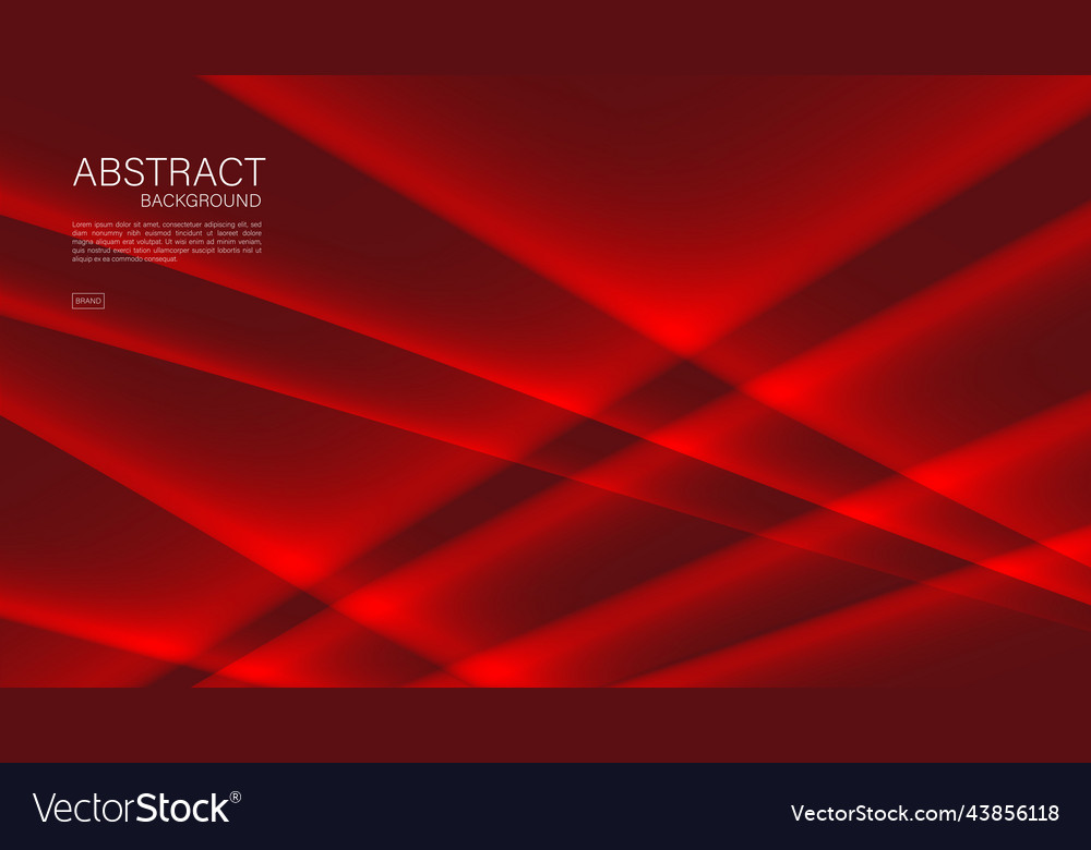 Red abstract background polygon geometric Vector Image