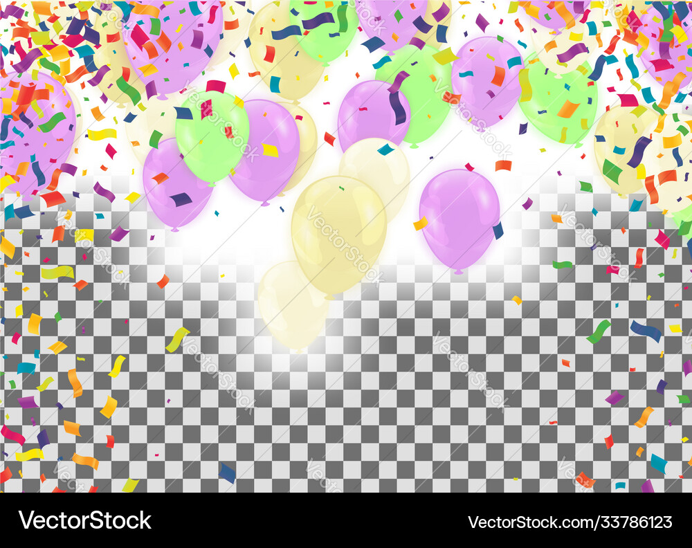 Balloons colorful abstract background Royalty Free Vector