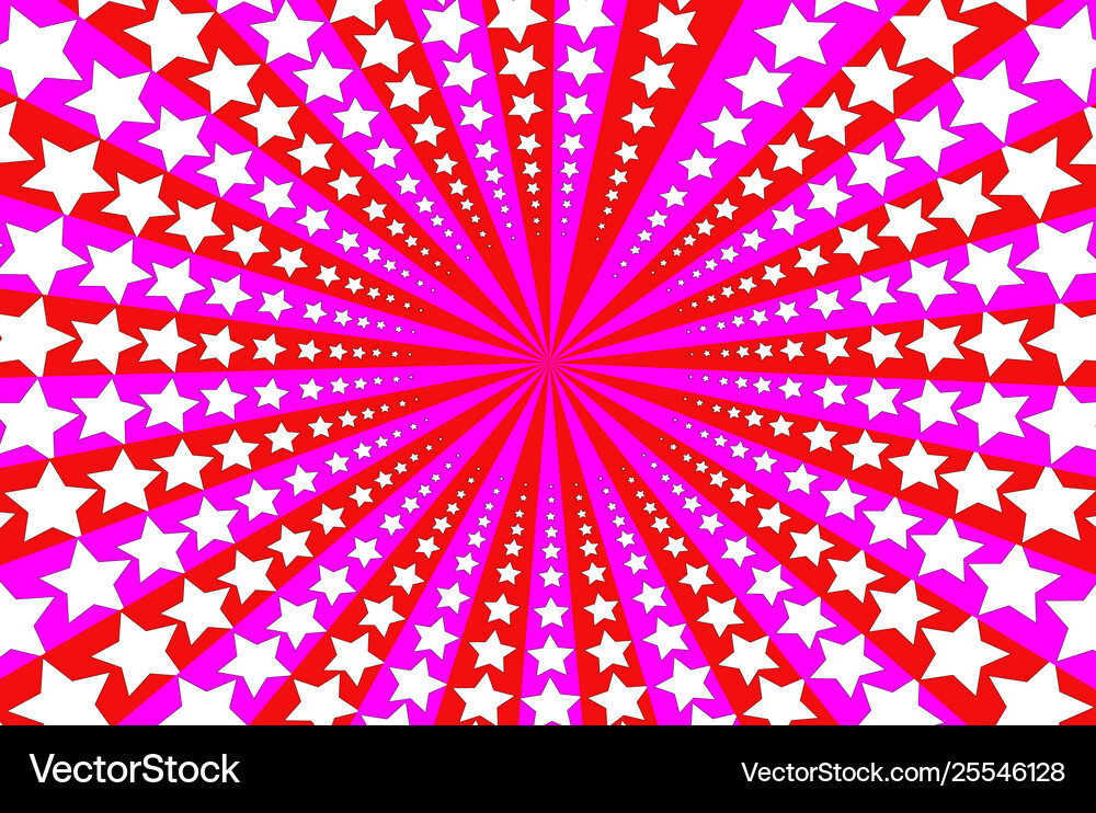 American background with stars and stripes Vector Image