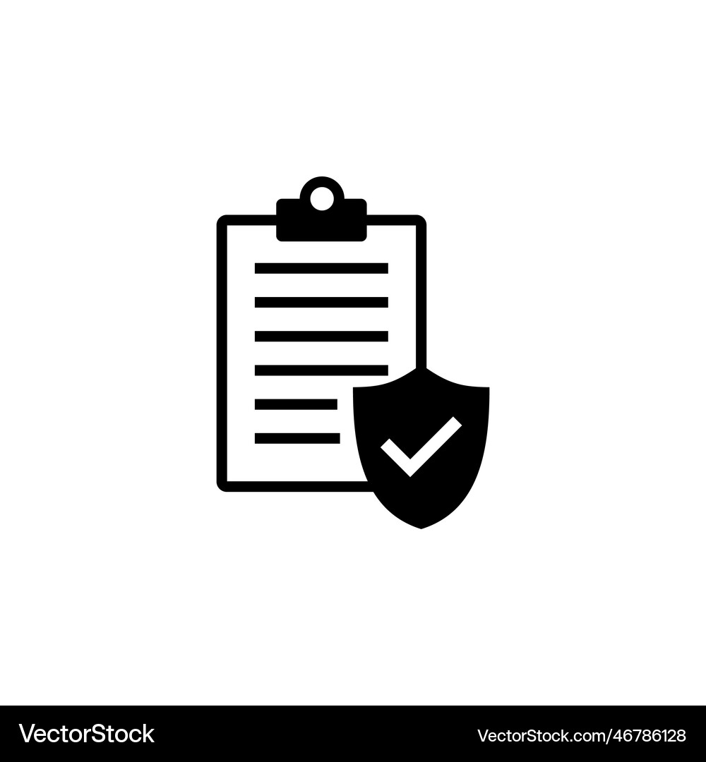 Insurance icon insurance symbol Royalty Free Vector Image