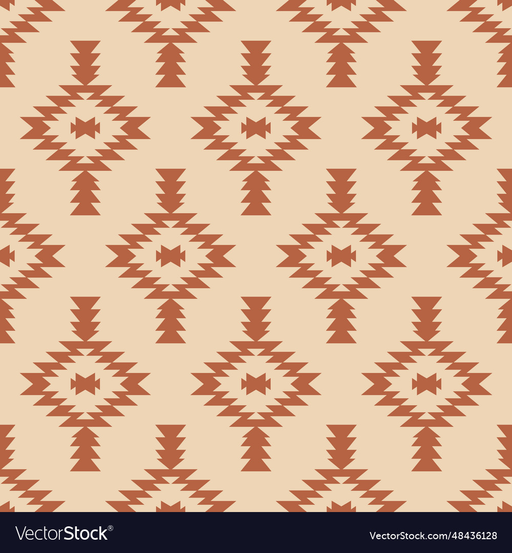 Minimal southwestern boho navajo seamless pattern Vector Image