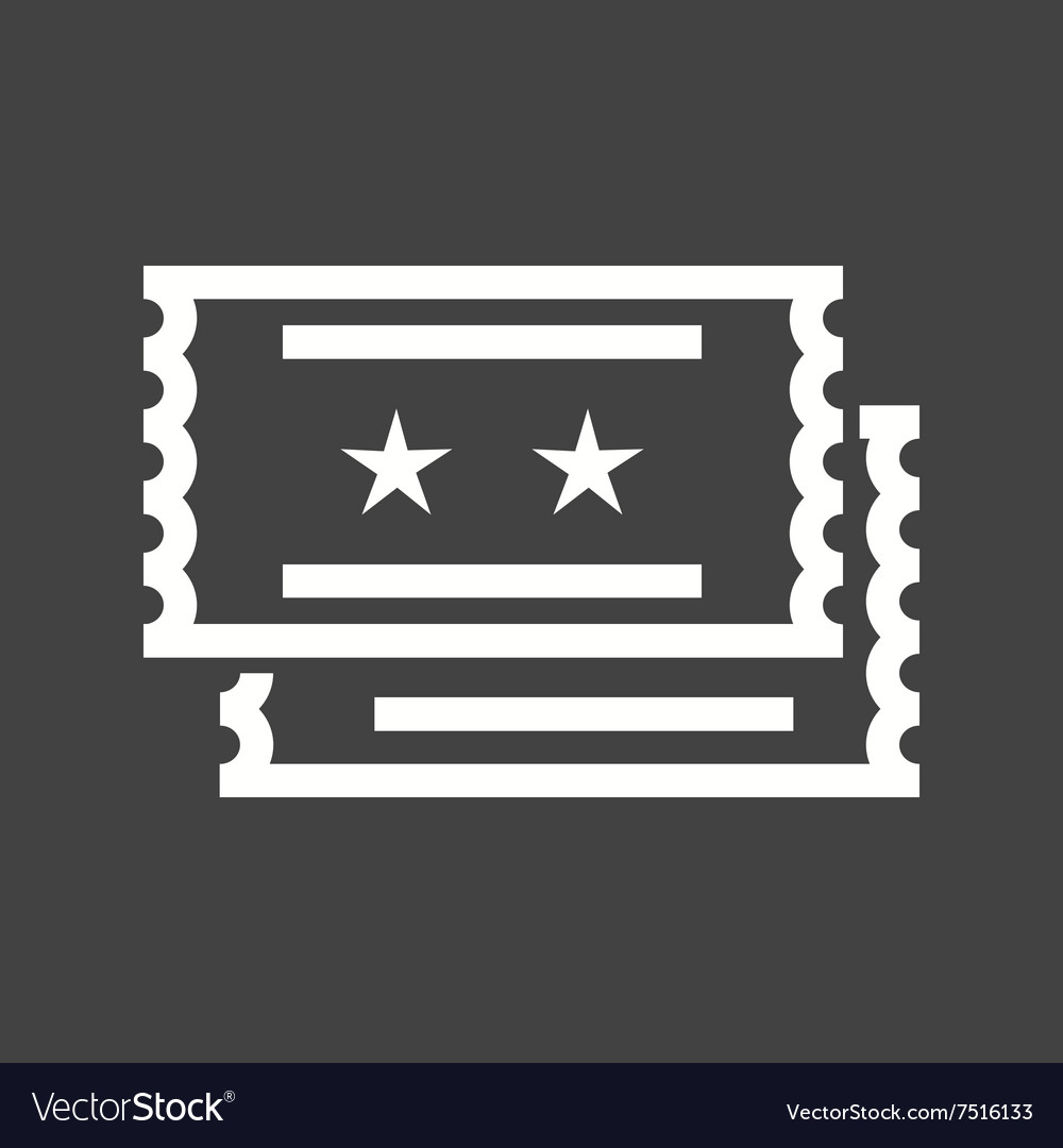 Game tickets Royalty Free Vector Image - VectorStock